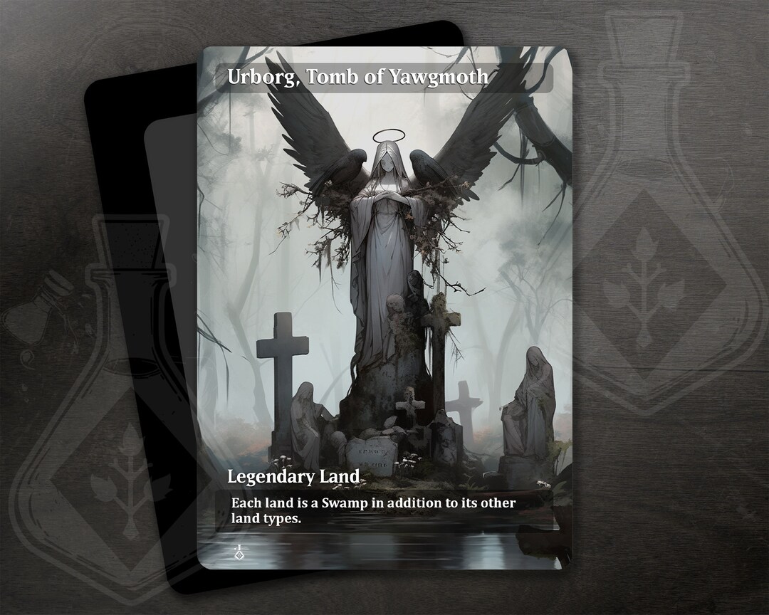 Urborg, Tomb of Yawgmoth Gorgeous Alternate Full Custom Art Swamp Angel ...