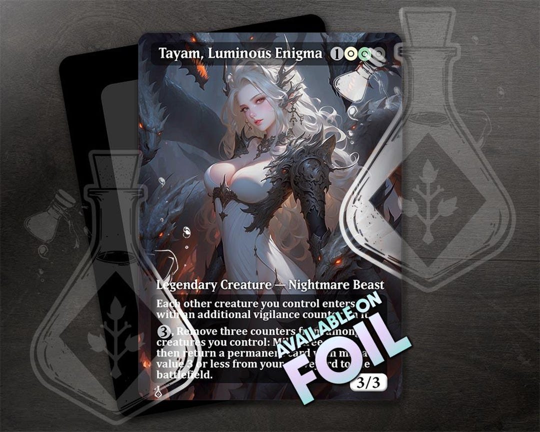 Tayam, Luminous Enigma - Alternate Full Custom Art - Beautiful Terror Fiend: Graceful yet ...