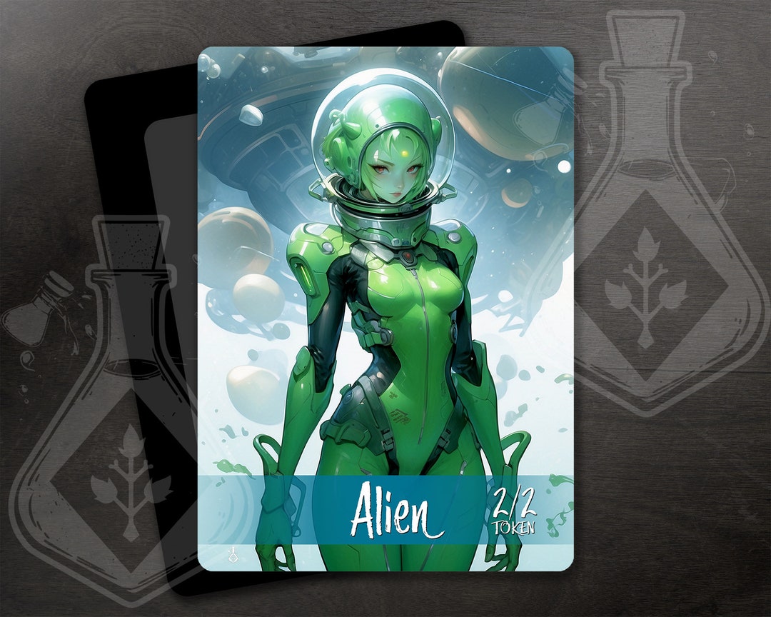 ALIEN Token for TCG Full Custom Art Alien Enchantress: Surreal Charm ...