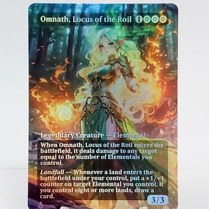 Omnath, Locus of the Roil - Amazing Alternate Full Custom Art ...