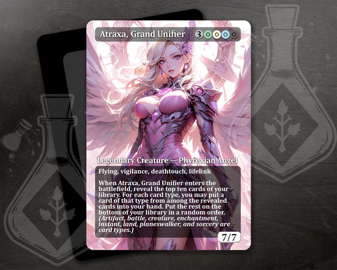 Atraxa, Grand Unifier Amazing Alternate Full Custom Art Anime Waifu ...