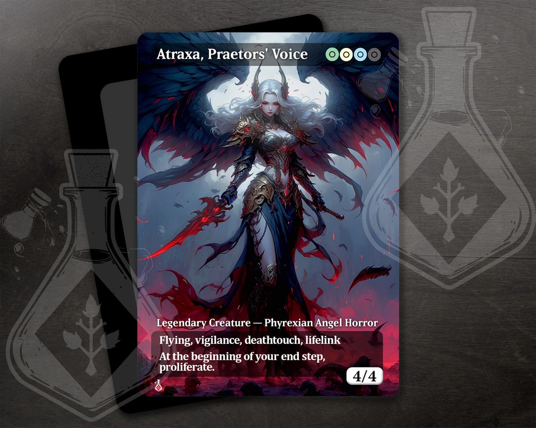 Atraxa, Praetors' Voice Amazing Alternate Full Custom Art Majestic ...
