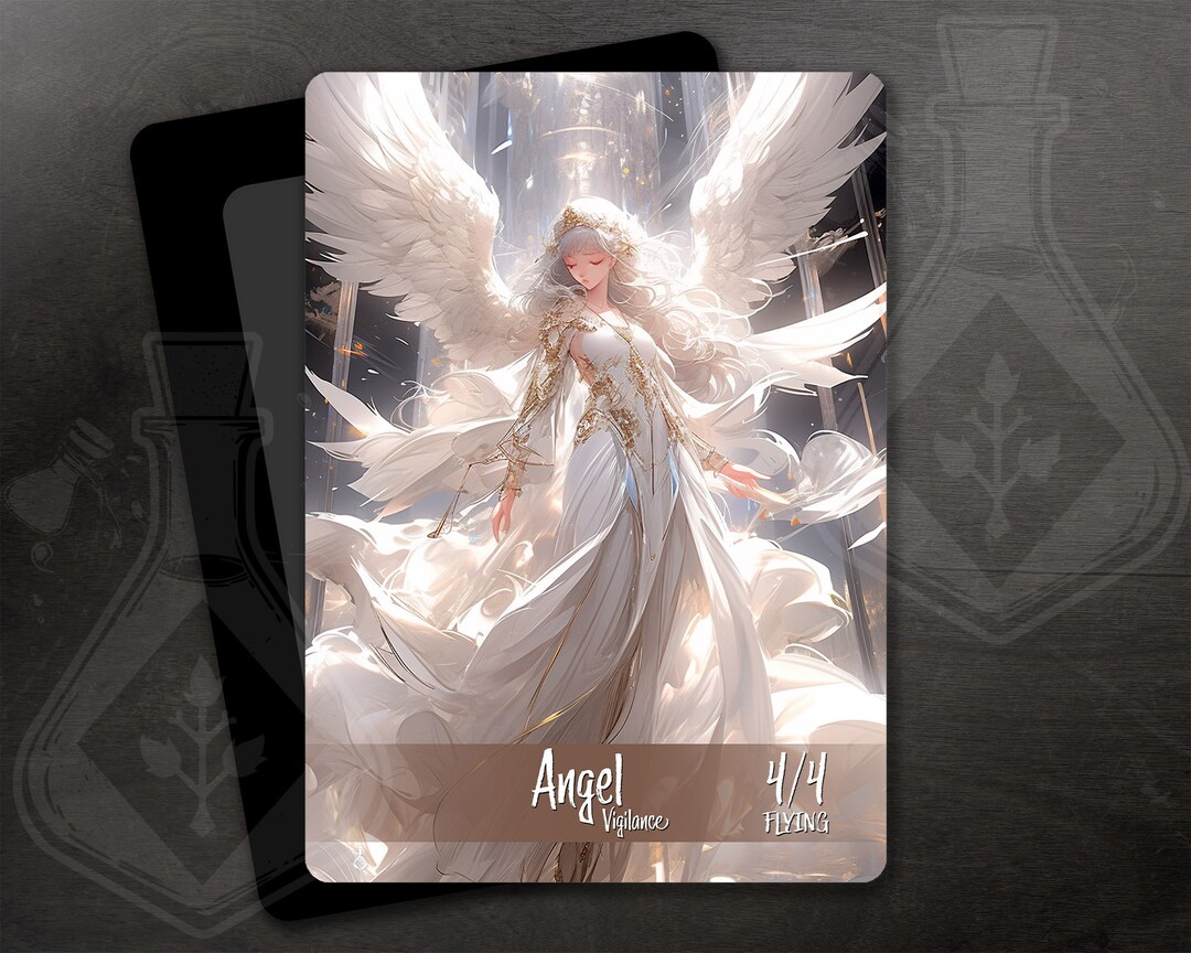 ANGEL With VIGILANCE Token for TCG Full Custom Art Gorgepous Angel Full ...