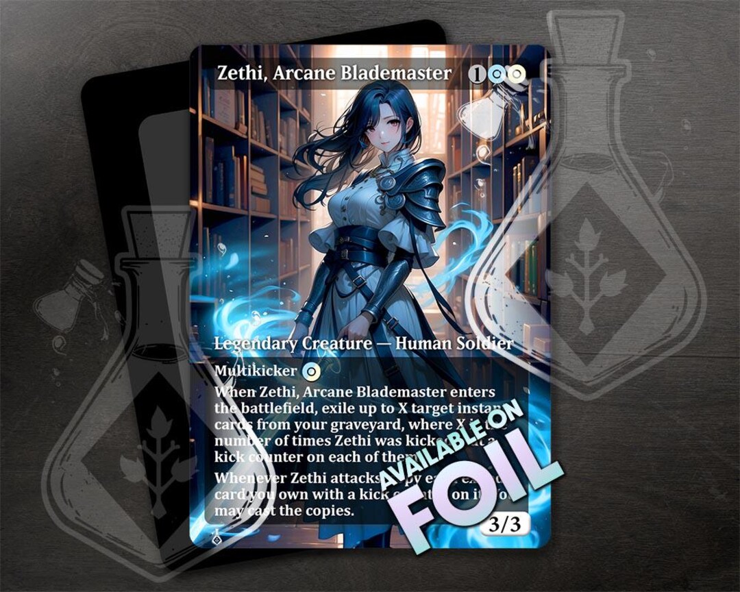 Zethi, Arcane Blademaster - Gorgeous Alternate Full Custom Art ...