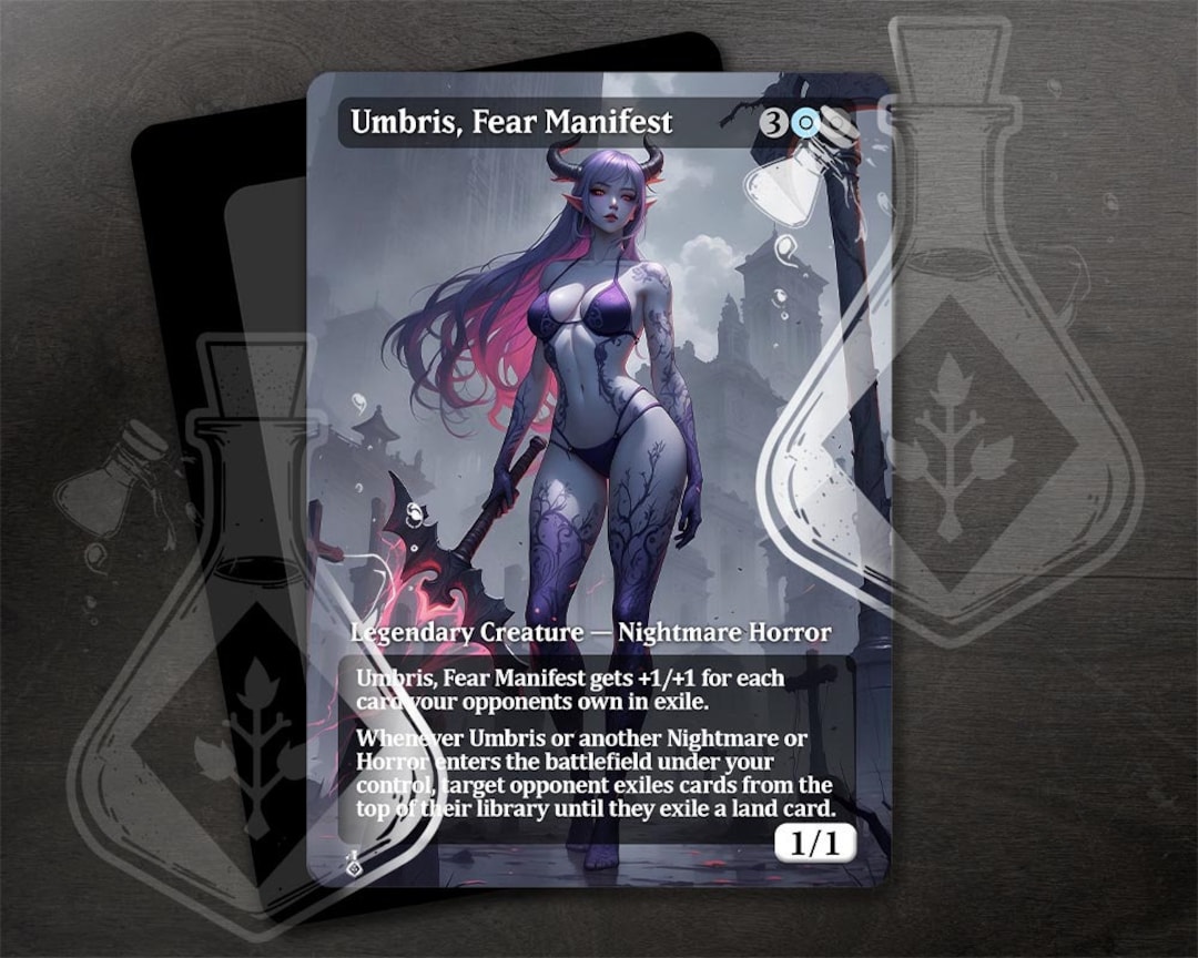Umbris, Fear Manifest - Gorgeous Alternate Full Custom Art - Stunning Terror Bringer: Demon's ...