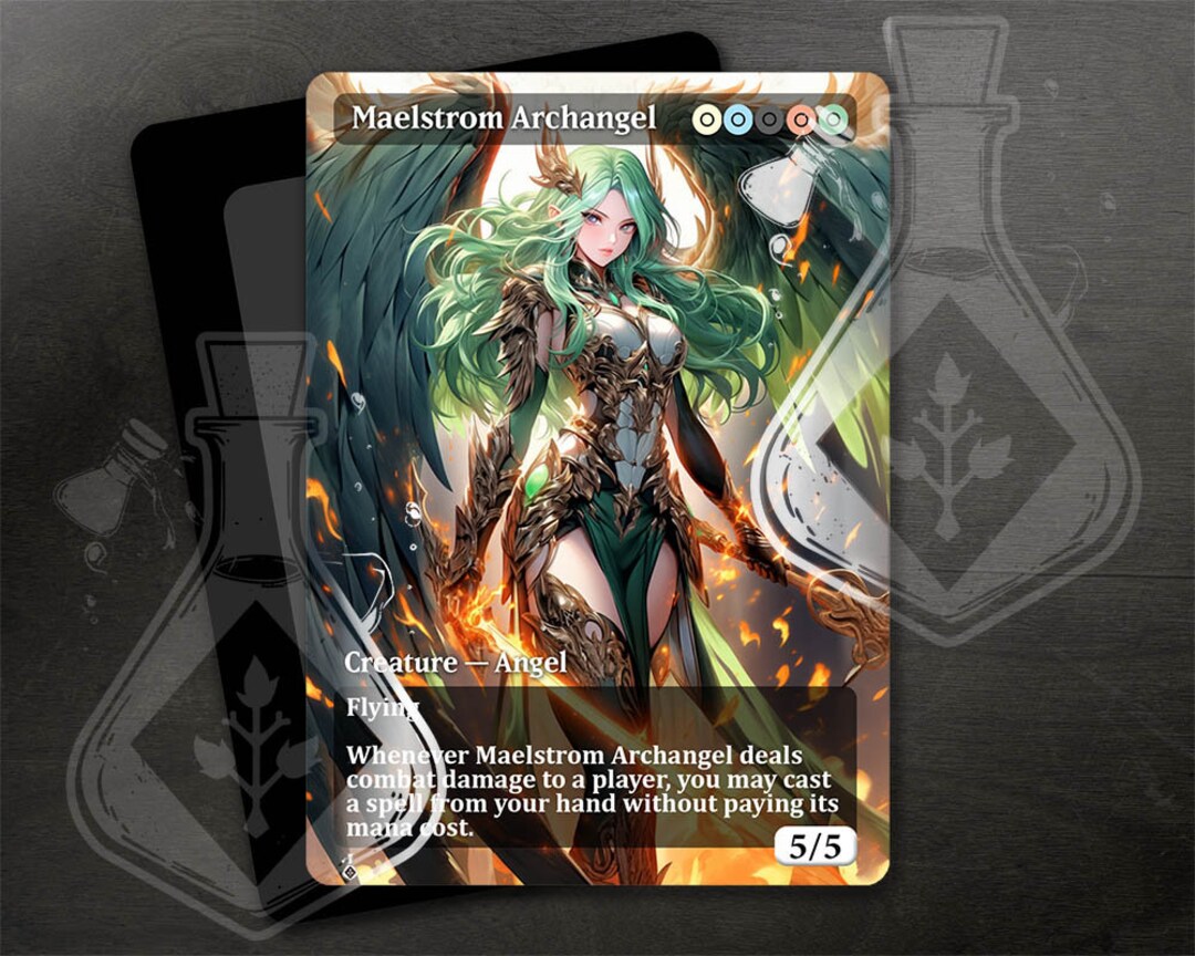 Maelstrom Archangel - Amazing Alternate Full Custom Art - Anime Waifu ...