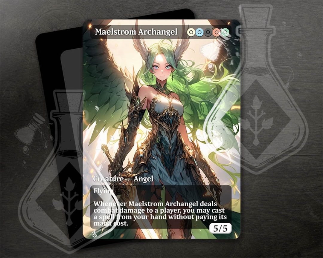 Maelstrom Archangel - Amazing Alternate Full Custom Art - Anime Waifu ...