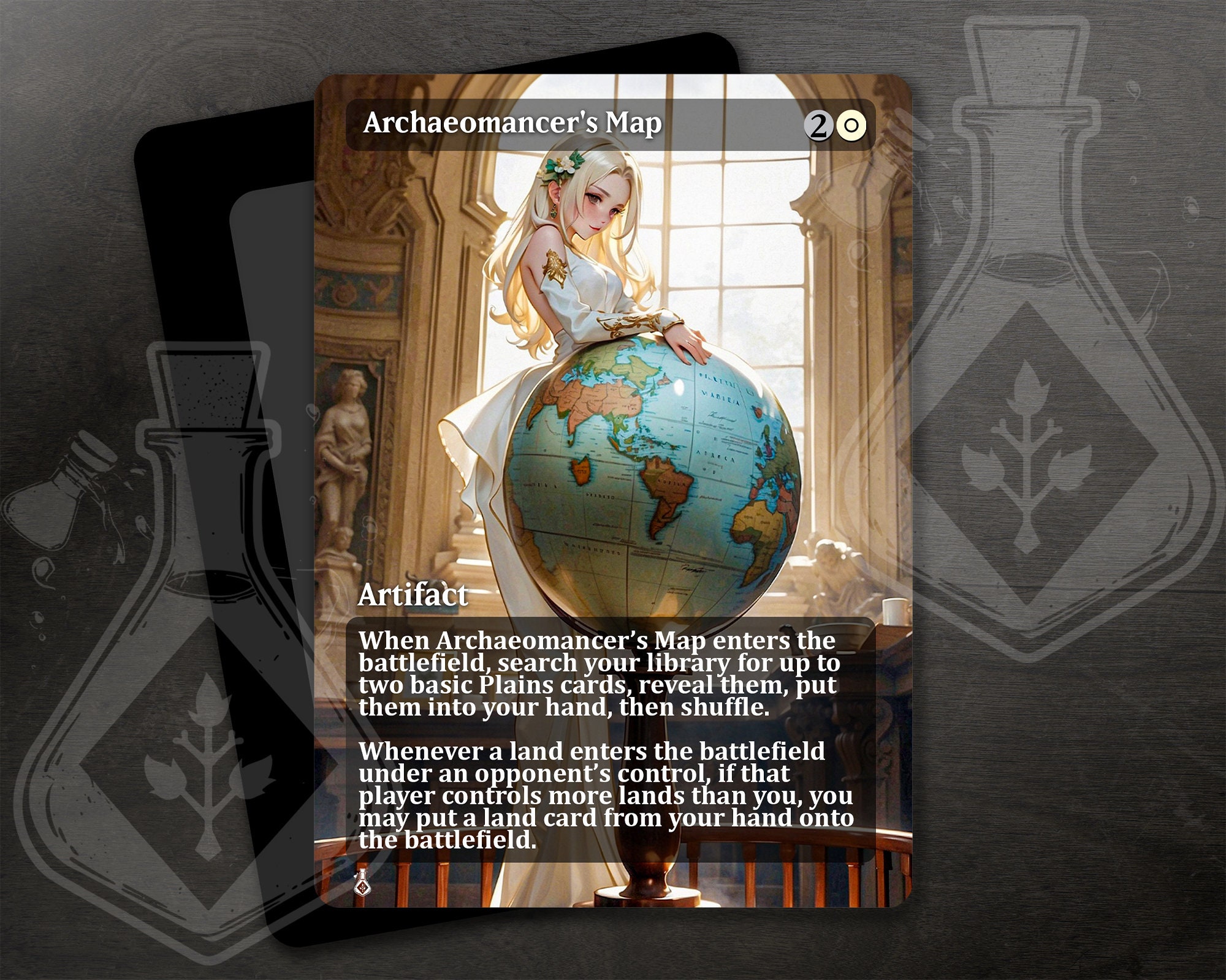 Archaeomancer's Map Gorgeous Alternate Full Custom Art Ancient ...