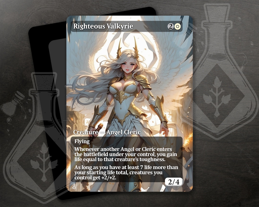 Righteous Valkyrie Gorgeous Alternate Full Custom Art Angel of Purity ...