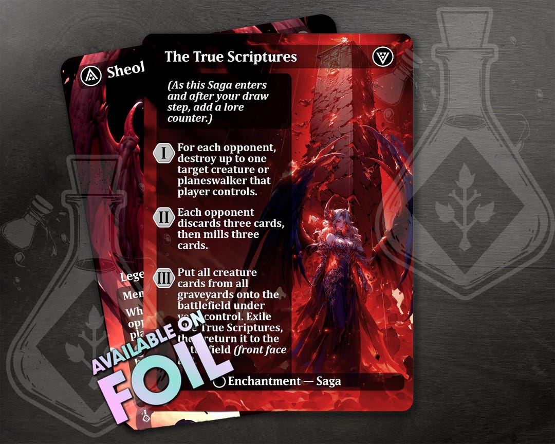 Sheoldred // the True Scriptures - SAGA - Double Sided - Amazing ...