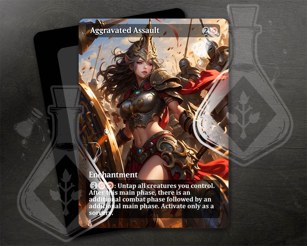 Aggravated Assault - Gorgeous Alternate Full Custom Art - Fierce Onslaught: Gorgeous Defender in ...