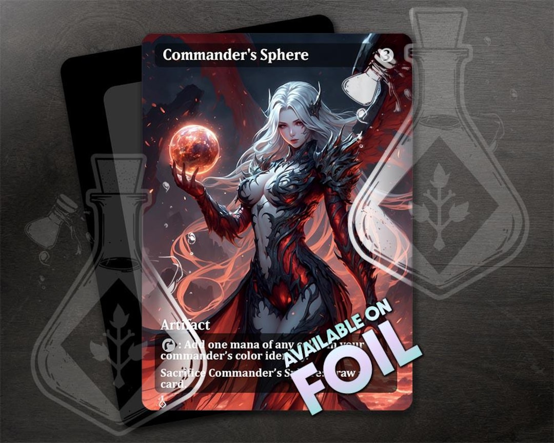 Commander's Sphere - Gorgeous Alternate Full Custom Art Mana Rock ...