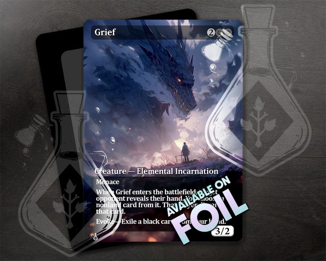 Grief - Amazing Alternate Full Custom Art - Torment Manifested: Monster Fueled by Grief - HORROR ...
