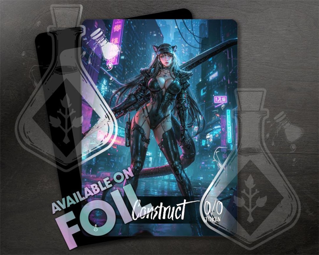 CONSTRUCT TOKEN - Full Custom Art - Anime Waifu Token - Charming Otter ...