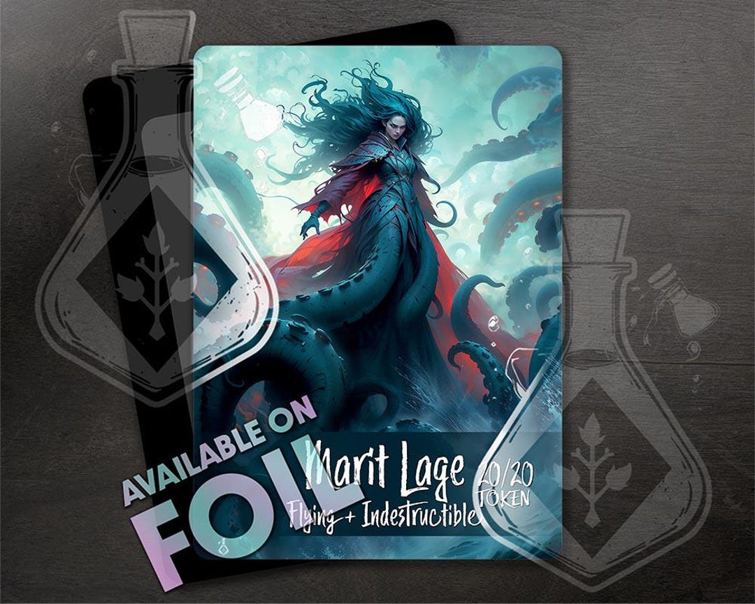 Marit Lage TOKEN With Flying and Indestructible - Full Custom Art ...