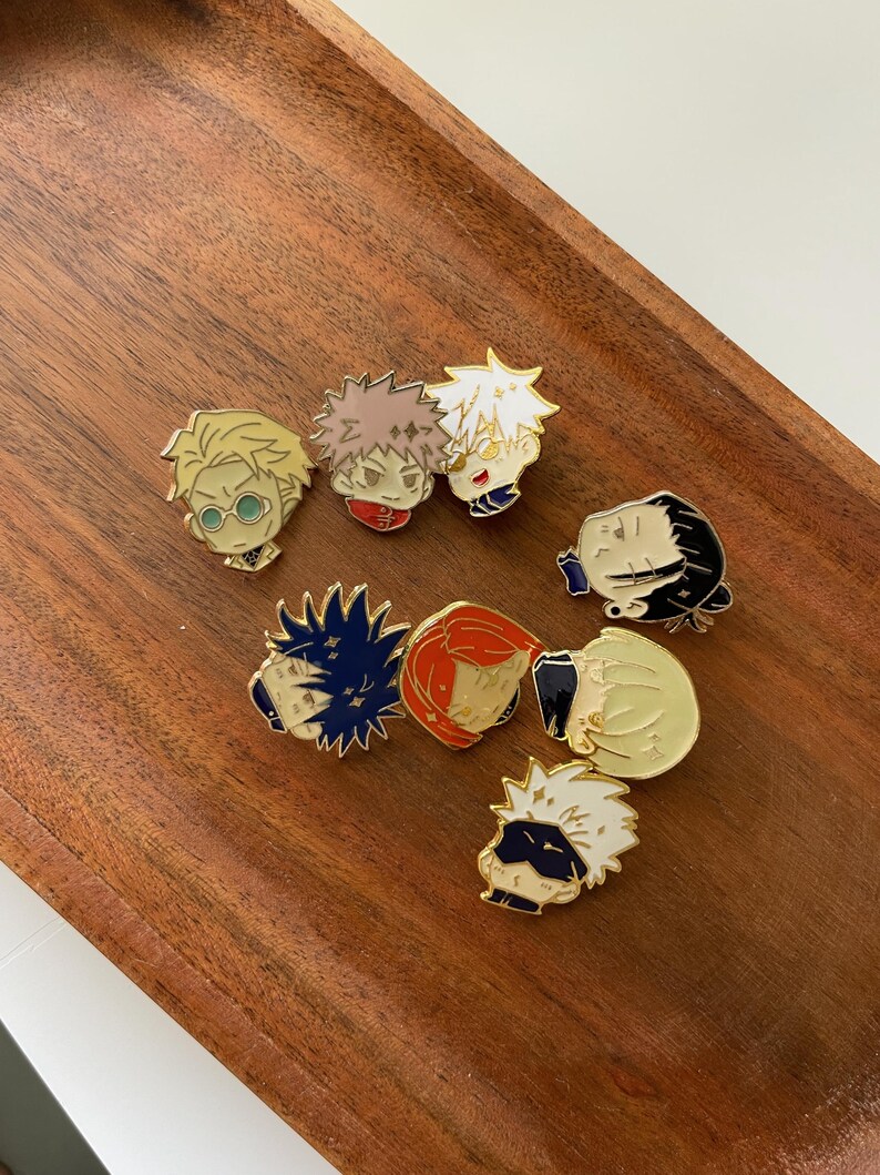 Jujutsu Gift Chibi Enamel Anime Pins JJK Gift Pins Kaisen Gojo Itadori ...
