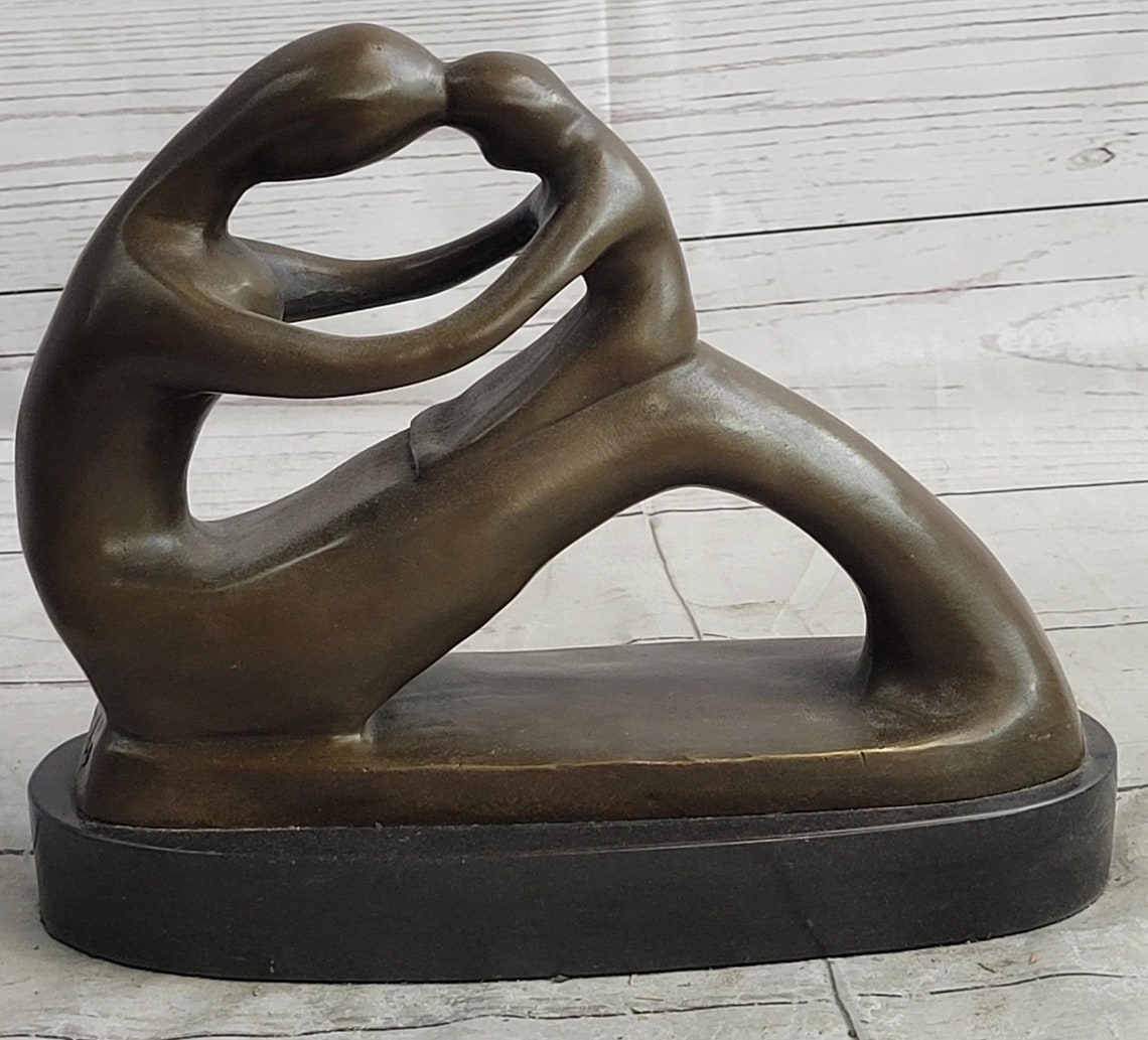 Mother Child Love Abstract Modern Art Bronze Sculpture Nursery - Etsy