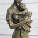 Mother Holding Baby Child Bronze Statue Sculpture Figure - Etsy