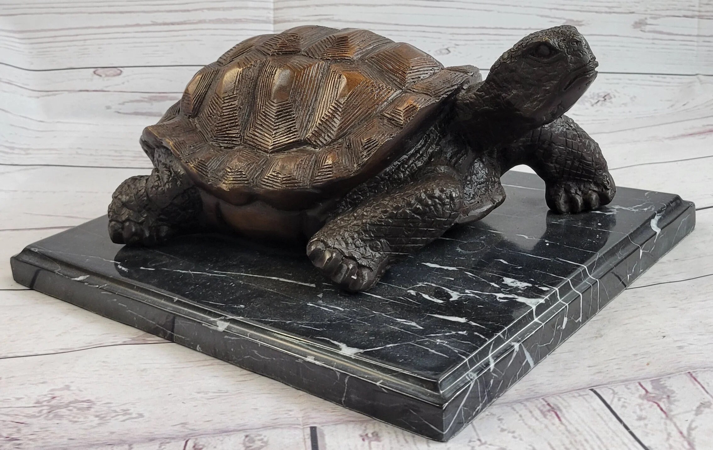Bronze Tortoise Turtle Life Size Sculpture Statue Figure - Etsy