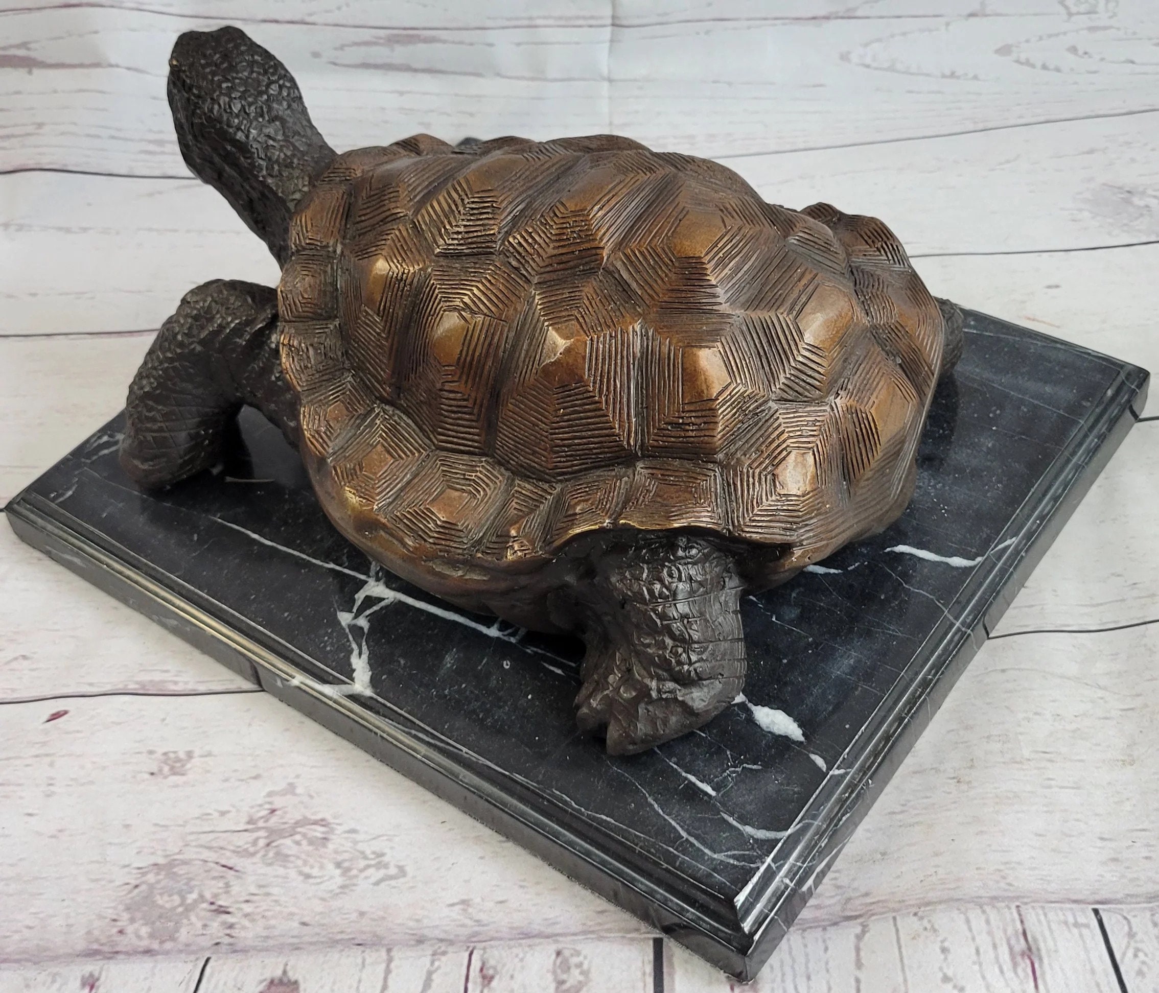 Bronze Tortoise Turtle Life Size Sculpture Statue Figure - Etsy