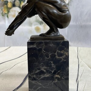 Diver Athletic Male Man Bronze Statue Sculpture Figurine - Etsy