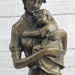 Mother Holding Baby Child Bronze Statue Sculpture Figure - Etsy