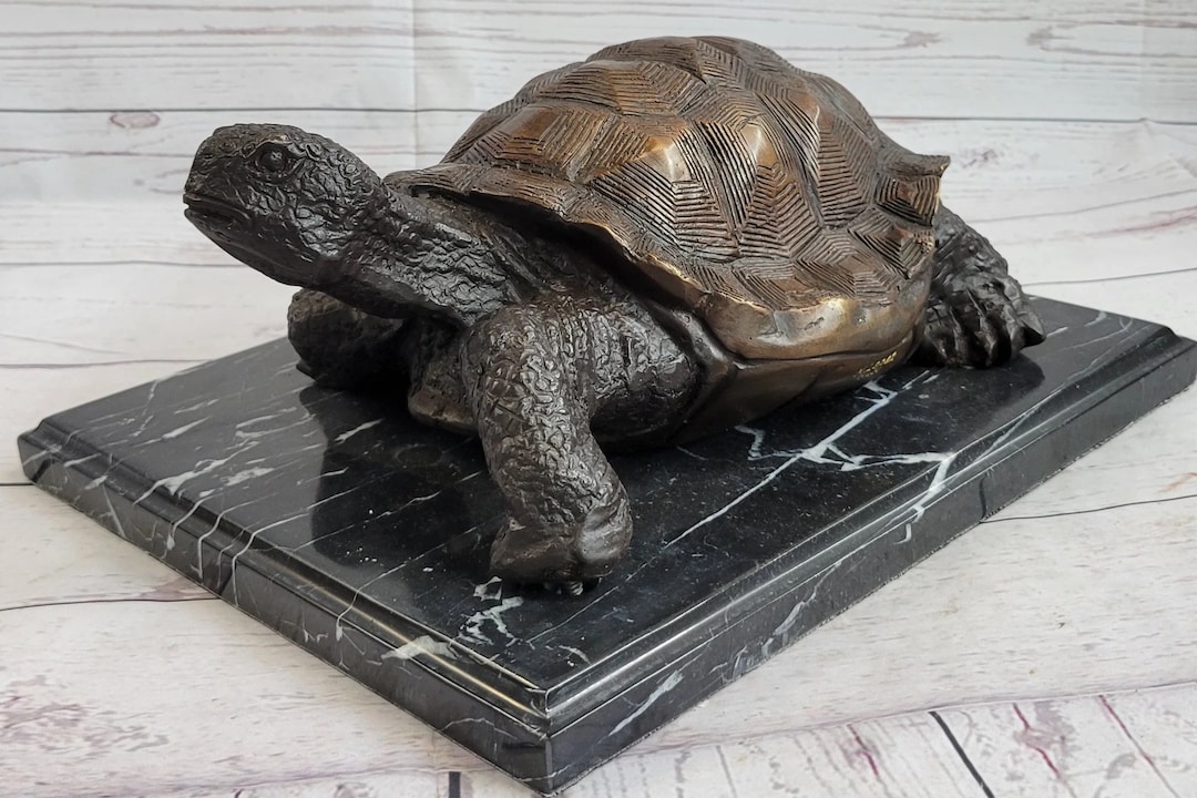 Bronze Tortoise Turtle Life Size Sculpture Statue Figure - Etsy