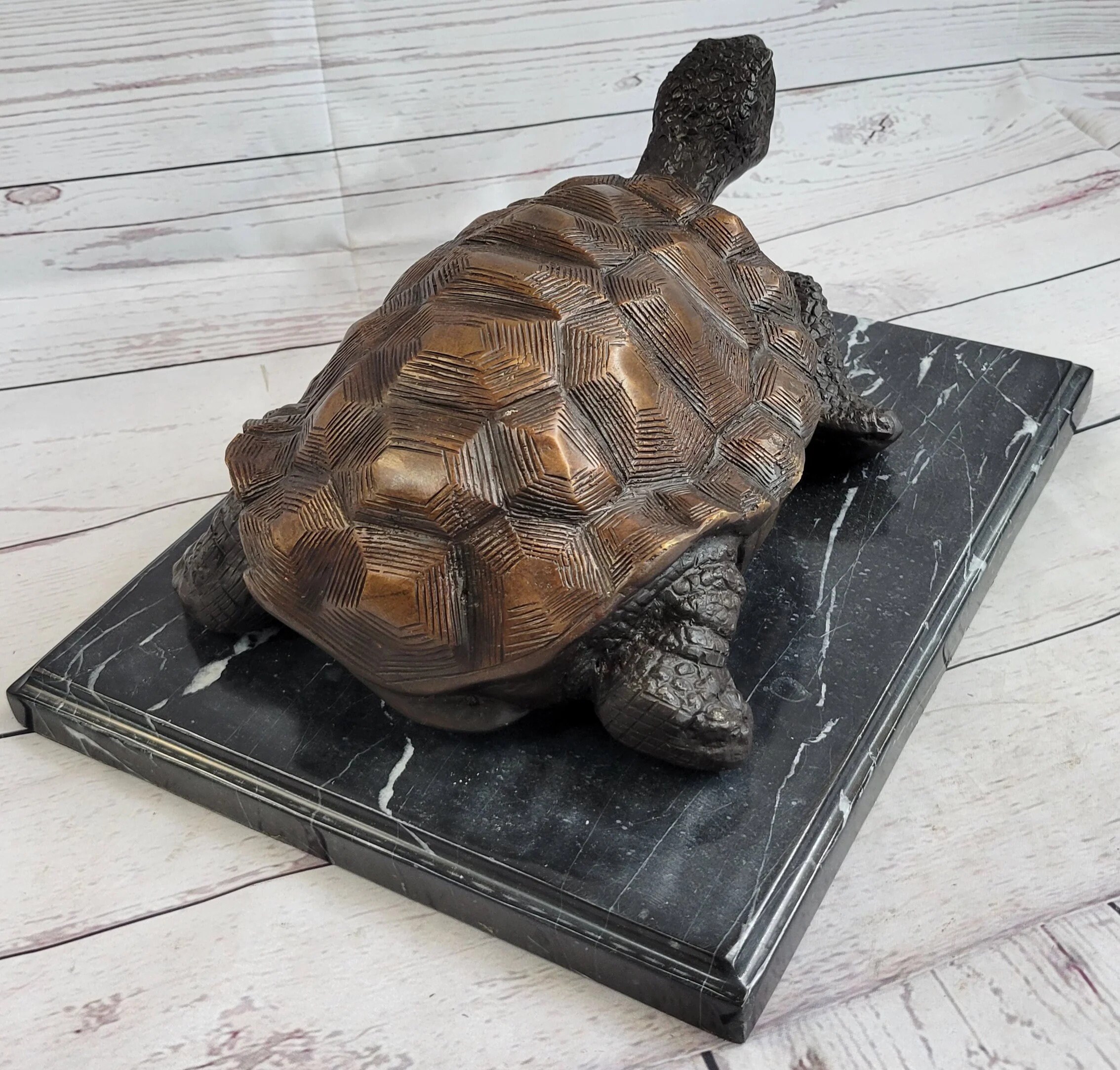 Bronze Tortoise Turtle Life Size Sculpture Statue Figure - Etsy