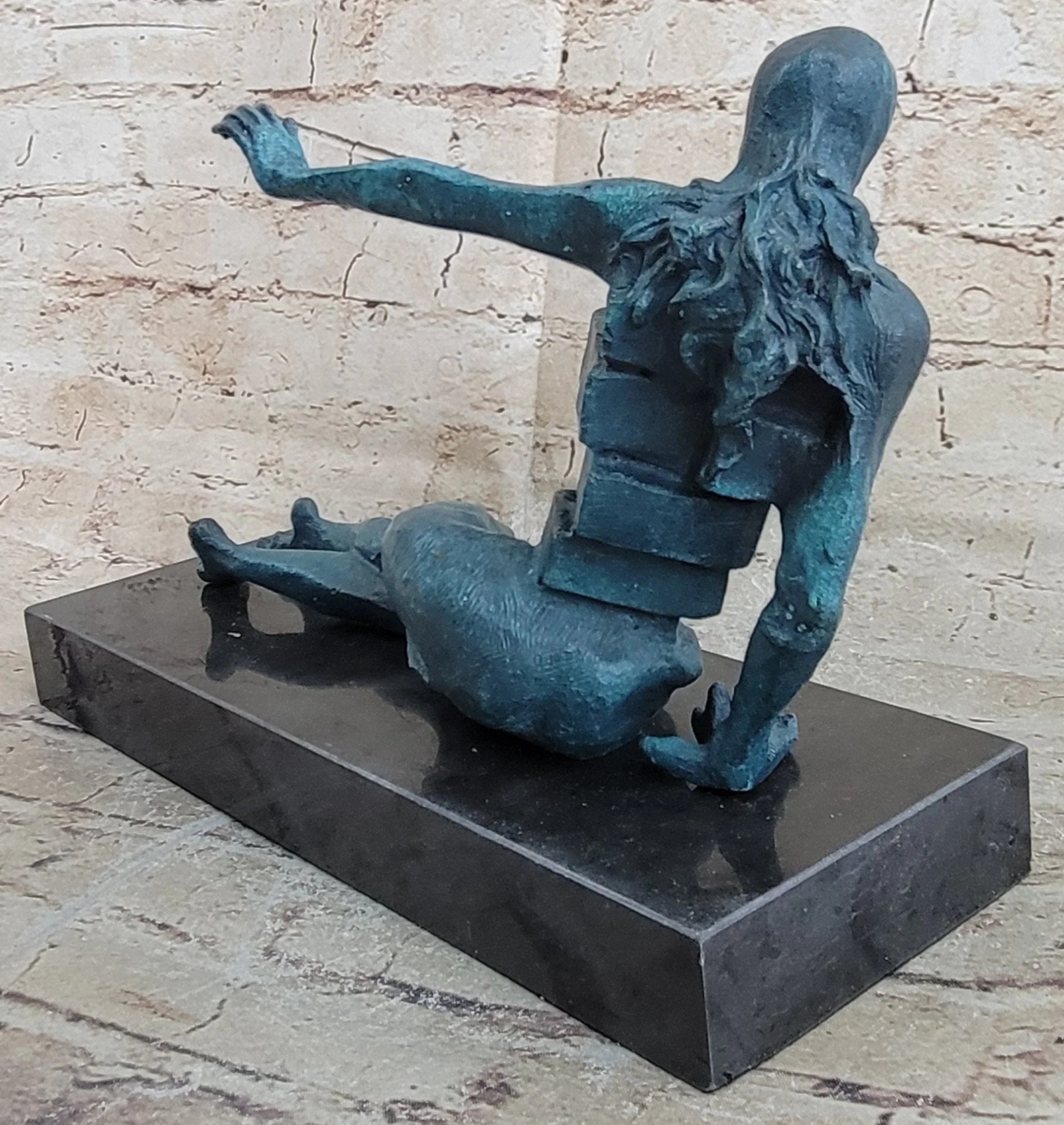 The Anthropomorphic Cabinet Bronze Statue Abstract Sculpture Female ...
