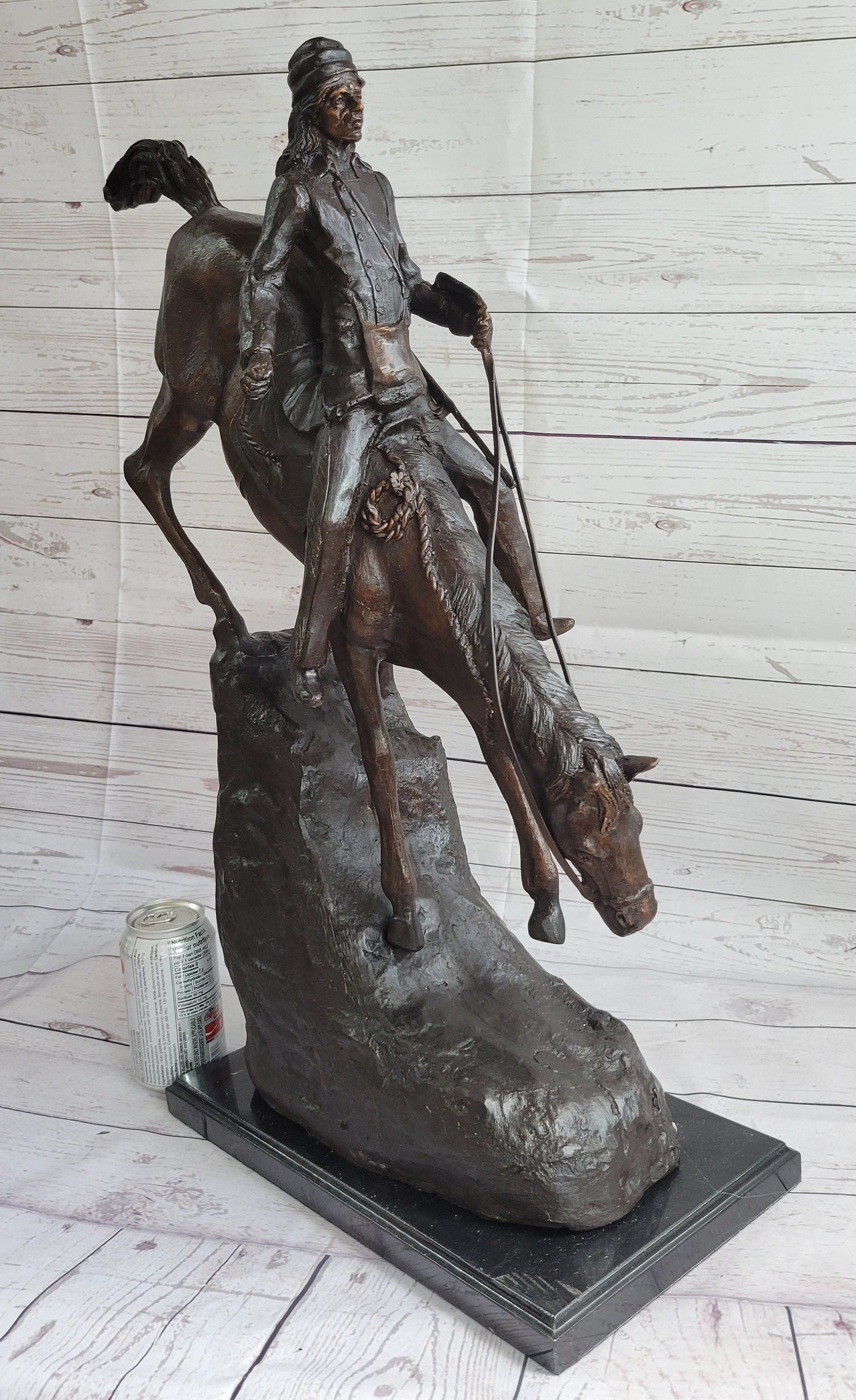 Mountain Man After Frederic Remington Bronze Metal Western Sculpture - Etsy