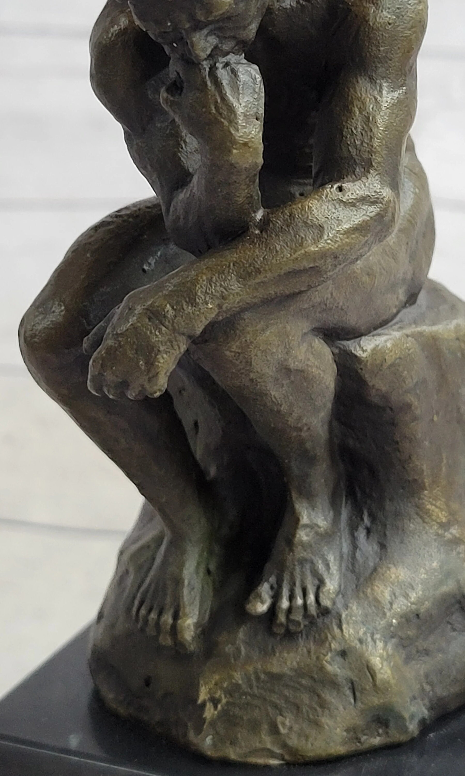 The Thinker Rodin Thinking Man Male Figure Bronze Sculpture - Etsy