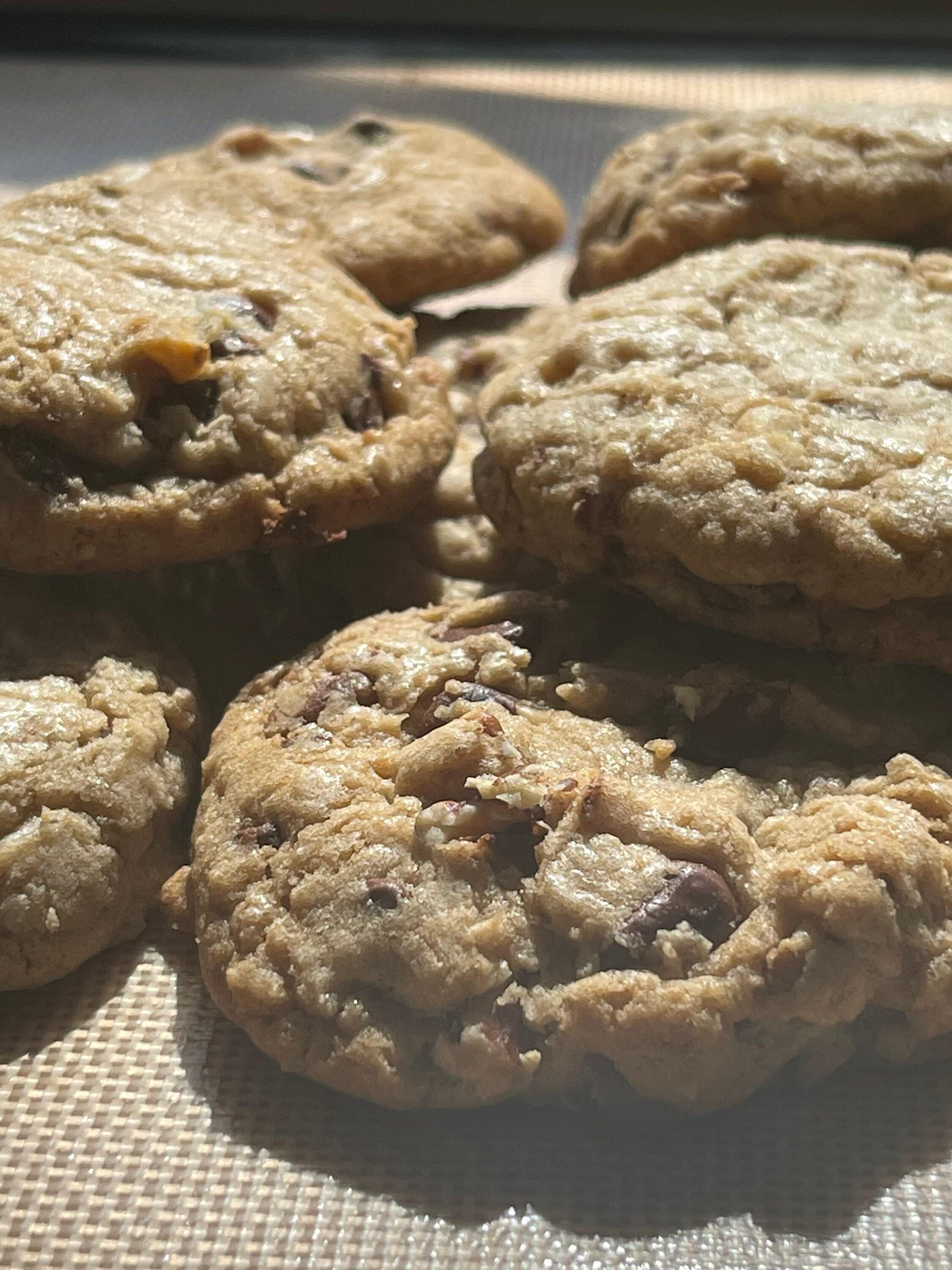 Walnut Pecan Chocolate Chip Cookies | Gourmet Treat, Baked Fresh - Etsy