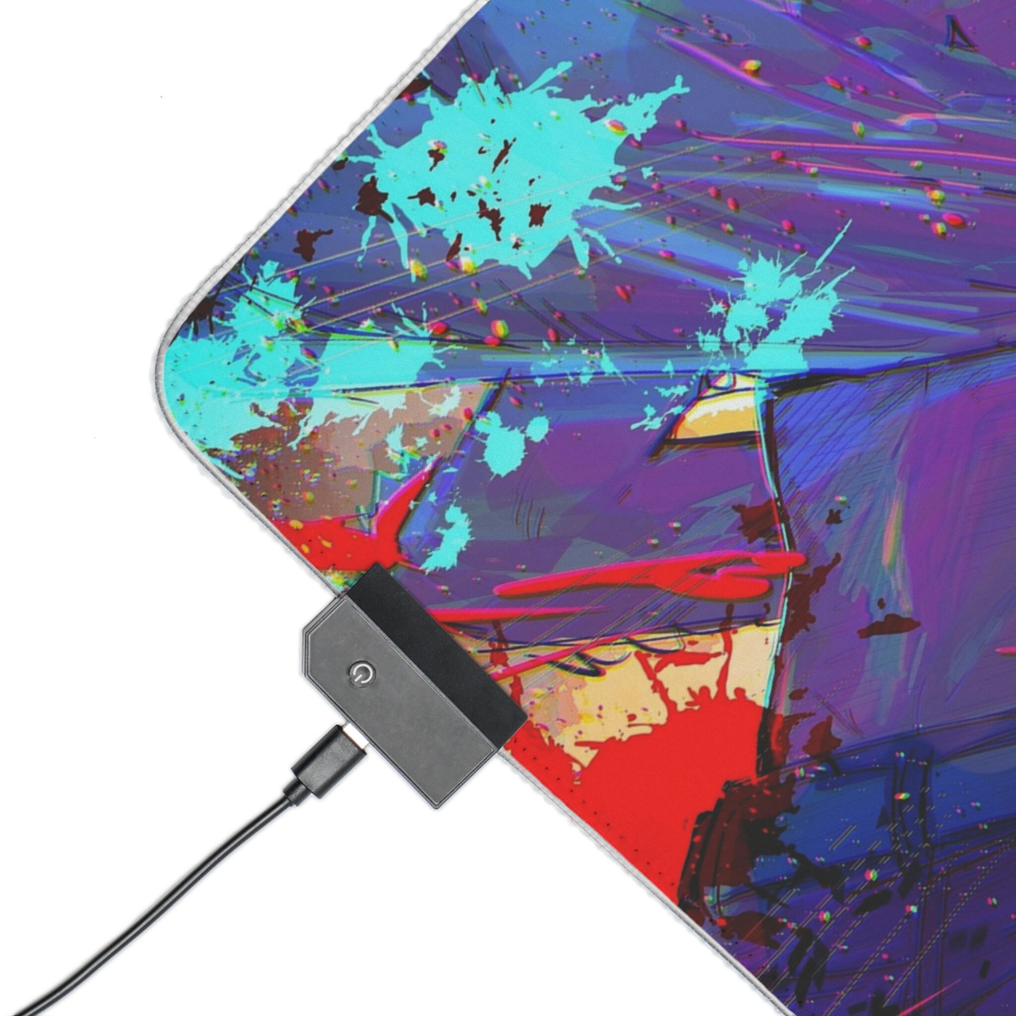 Denji Anime Mouse Pad, Chainsaw Man Mouse Pad, LED Mouse Pad, Cool ...