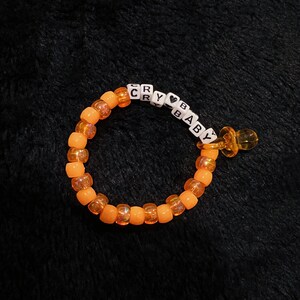 Cry Baby Pacifier Kandi Bracelets - Etsy