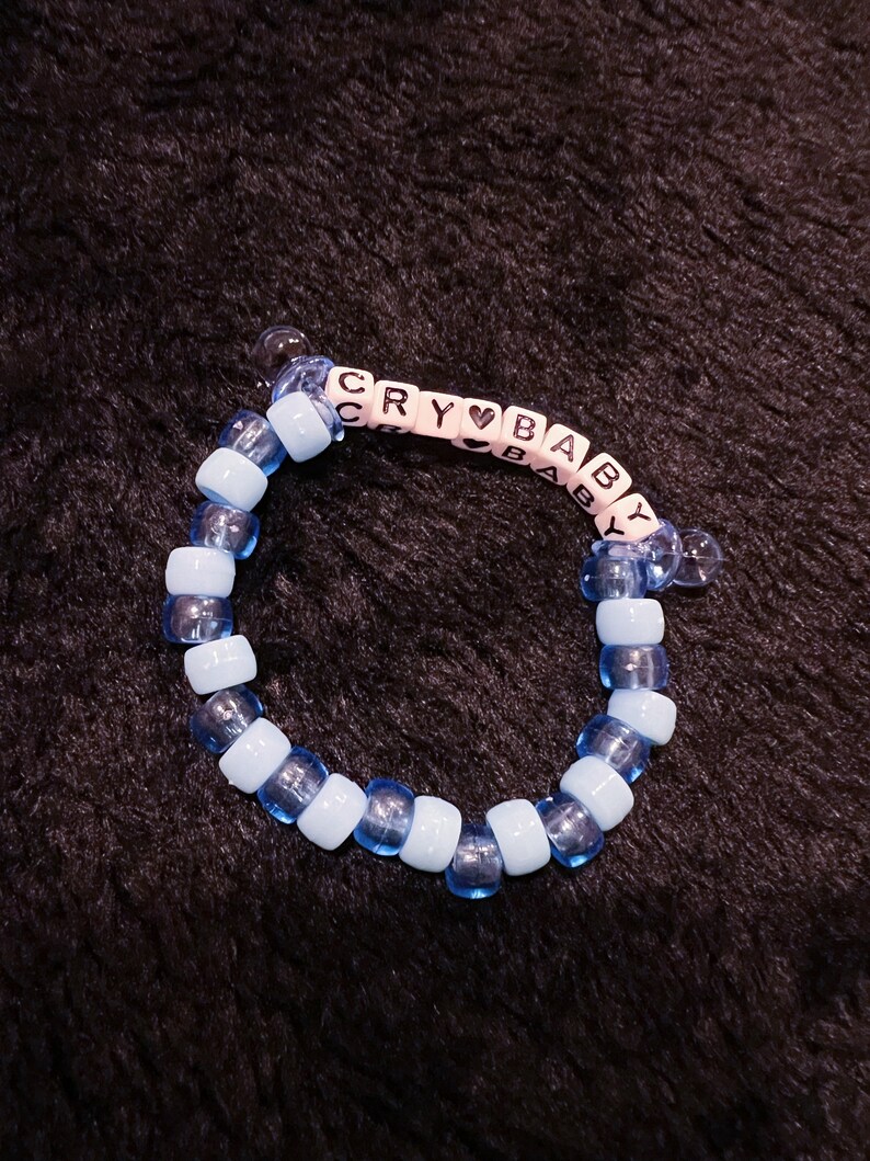 Cry Baby Pacifier Kandi Bracelets - Etsy