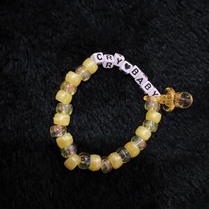 Cry Baby Pacifier Kandi Bracelets - Etsy