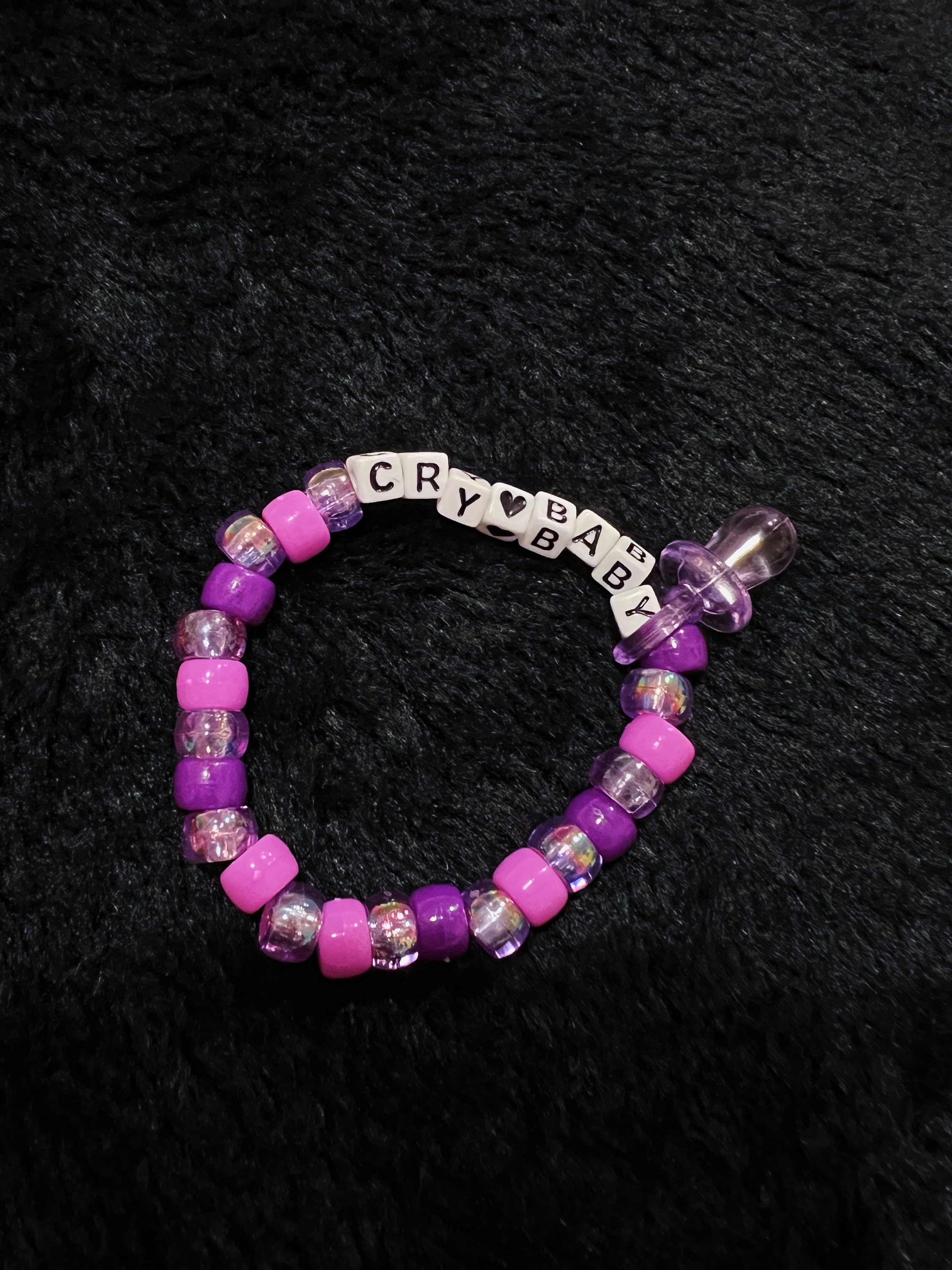 Cry Baby Pacifier Kandi Bracelets - Etsy