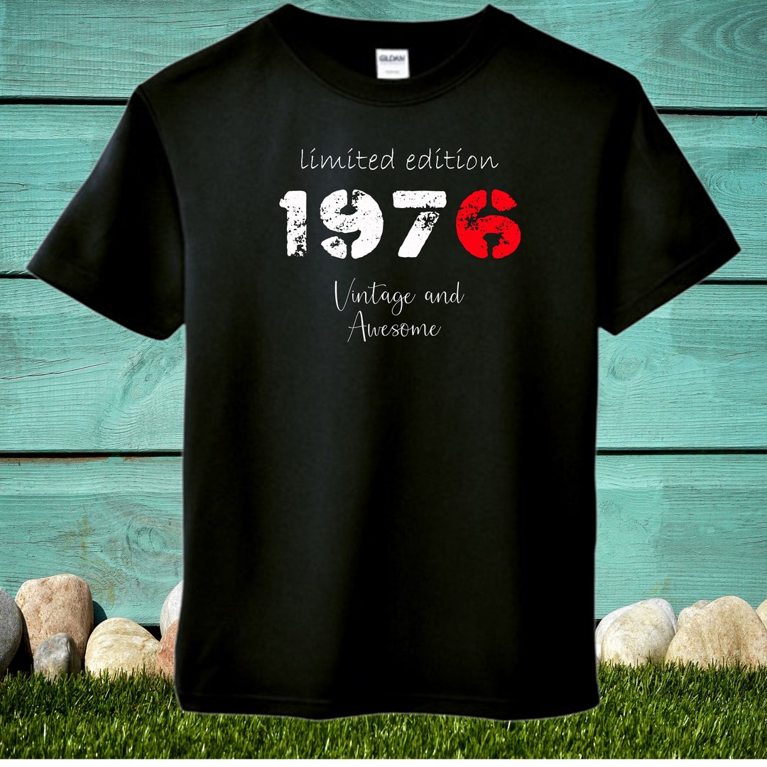 Vintage 1976 48th Birthday T Shirt , 2024 Retro Perfect Birthdays Gift Ideas - Etsy