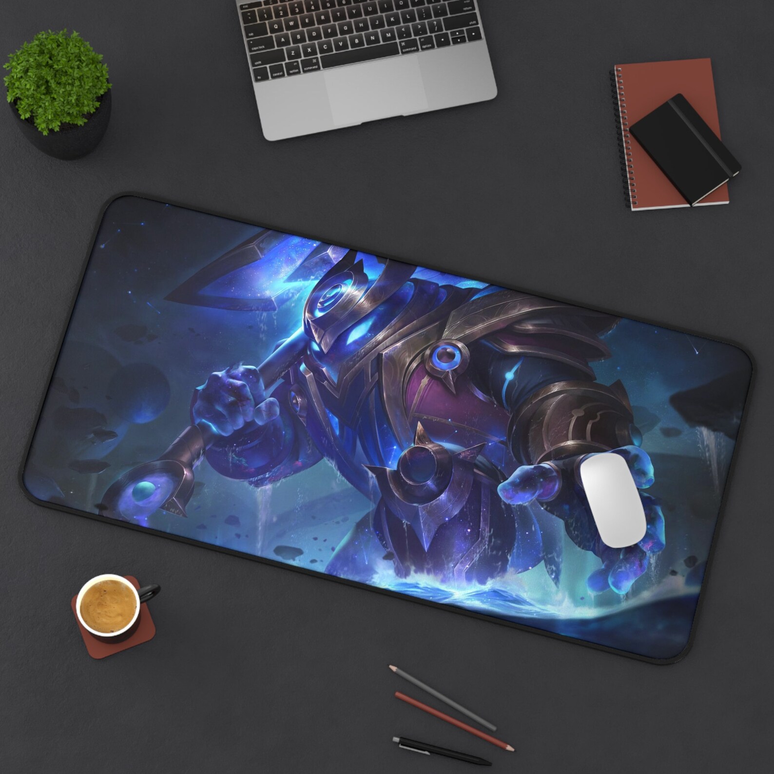 Cosmic Paladin Nautilus Desk Mat - Etsy