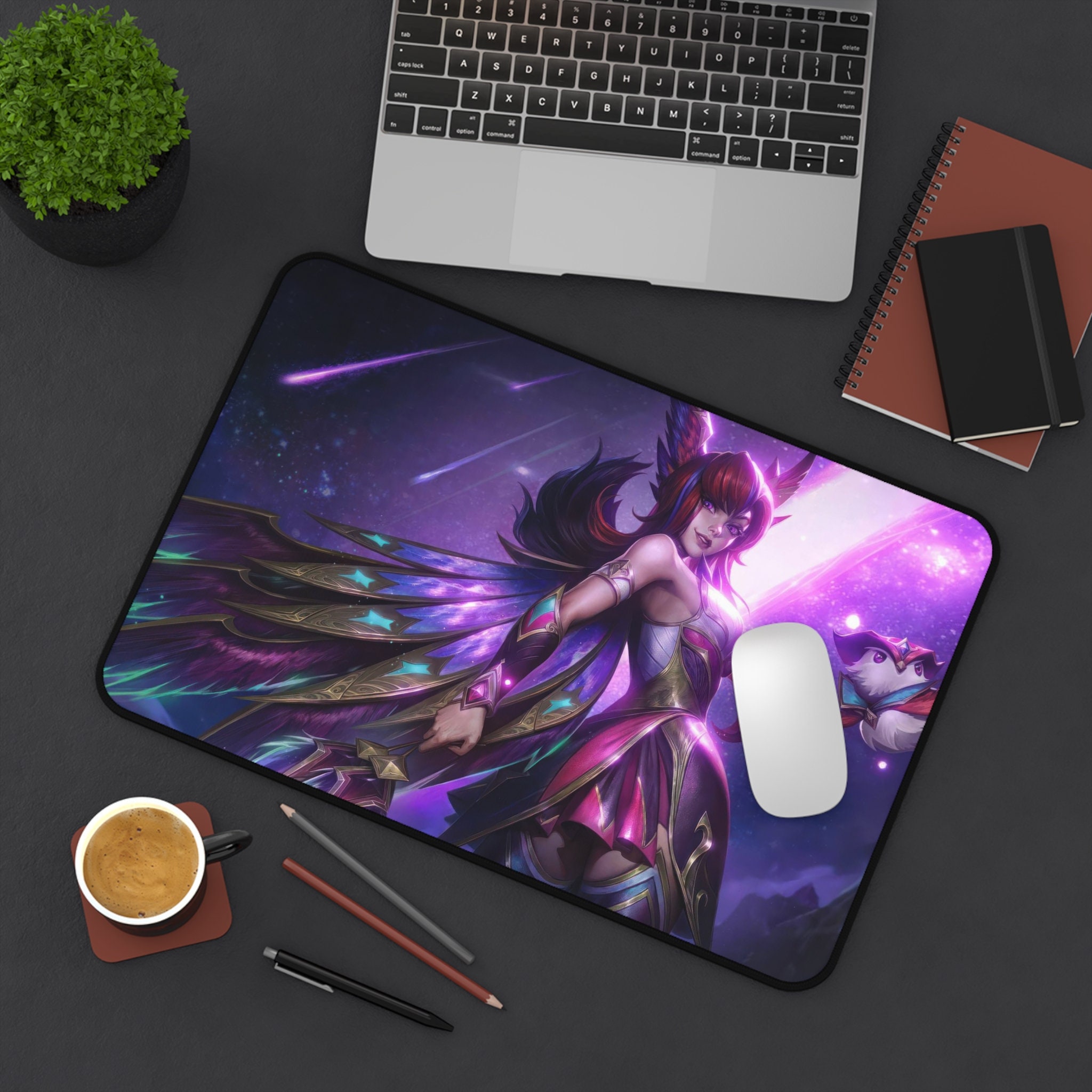 Star Guardian Xayah Ruby Chroma Desk Mat - Etsy