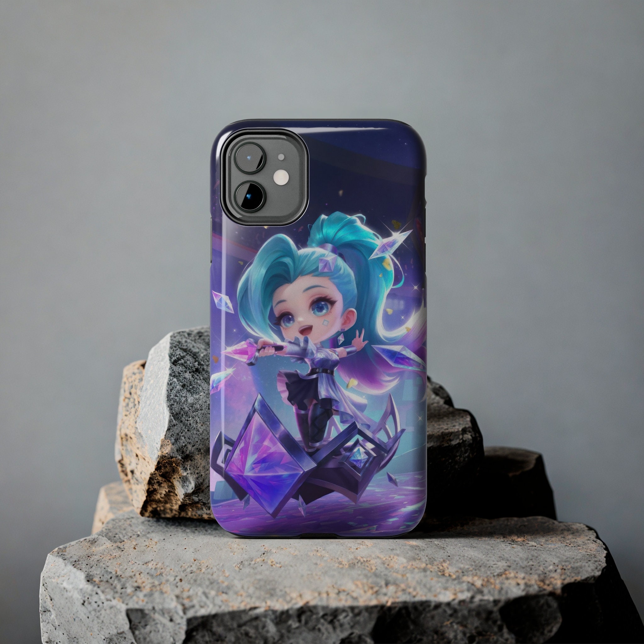 KDA All Out Seraphine Chibi Tough iPhone Cases - Etsy