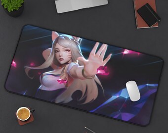 League of Legends Mousepad , LOL KDA Desk Mat ,ahri, Akali, Evelynn, Kai'sa, Gaming Mouse Pad ...