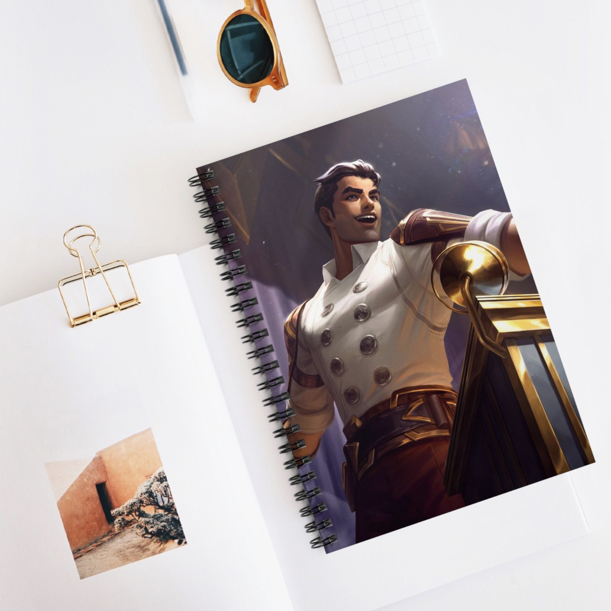 Arcane Jayce Spiral Notebook Ruled Line - Etsy