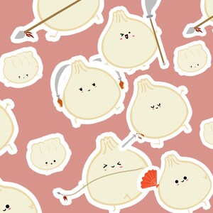Wushu Buns Sticker Sheet Dumplings Kung Fu Martial Arts - Etsy