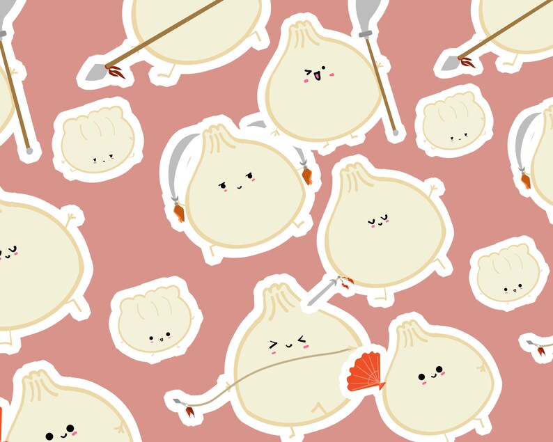 Wushu Buns Sticker Sheet Dumplings Kung Fu Martial Arts - Etsy