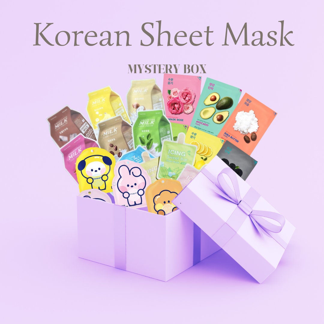 K-Beauty Mystery Box for Sheet Mask and KBeauty Lovers Korean brands ...