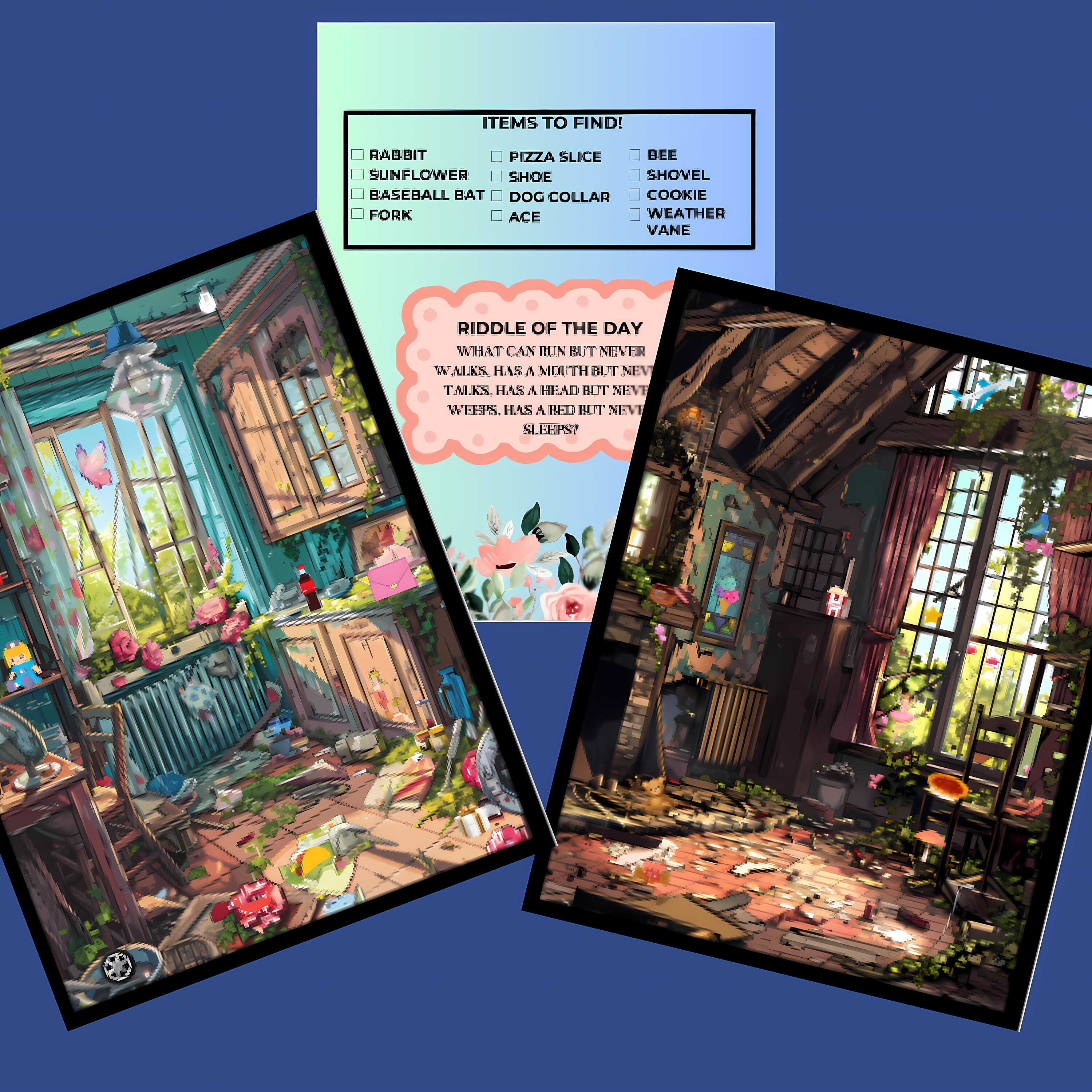 Hidden Objects Picture Book Volume Three, PDF Instant Download: Explore ...