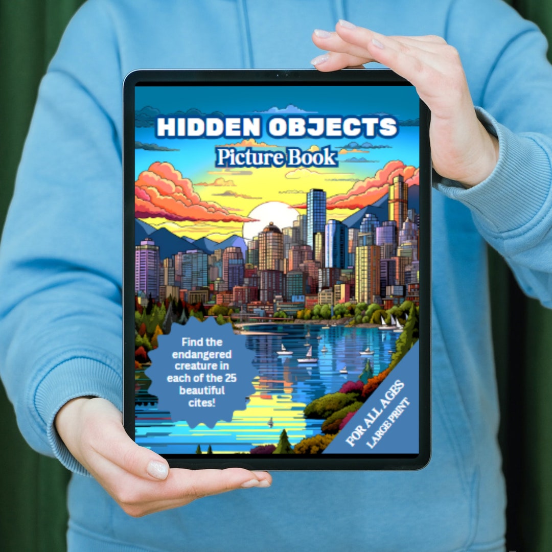 Hidden Objects Picture Book Volume Two PDF Instant Download - Etsy