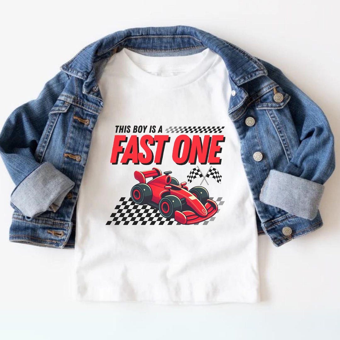Fast One 1st Birthday Family Matching Shirts, Fast 1 First Birthday Boy ...
