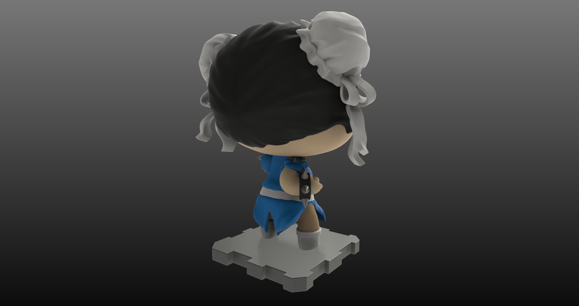 Street Fighter Chun-li 3D Model STL File for CNC Router Laser - Etsy